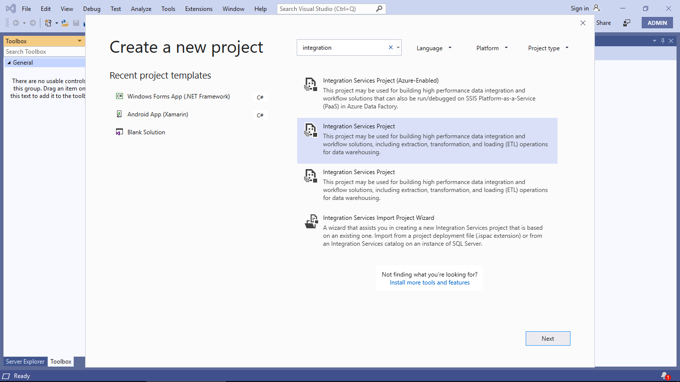 نصب و راه اندازی Integration Services - شروع کار با SSIS - راه اندازی ...