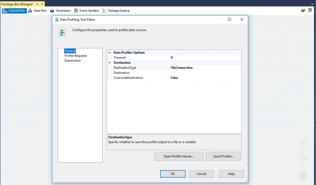 معرفی Data Profiling Task و Sql Server Data Profile Viewer آموزش هوش تجاری