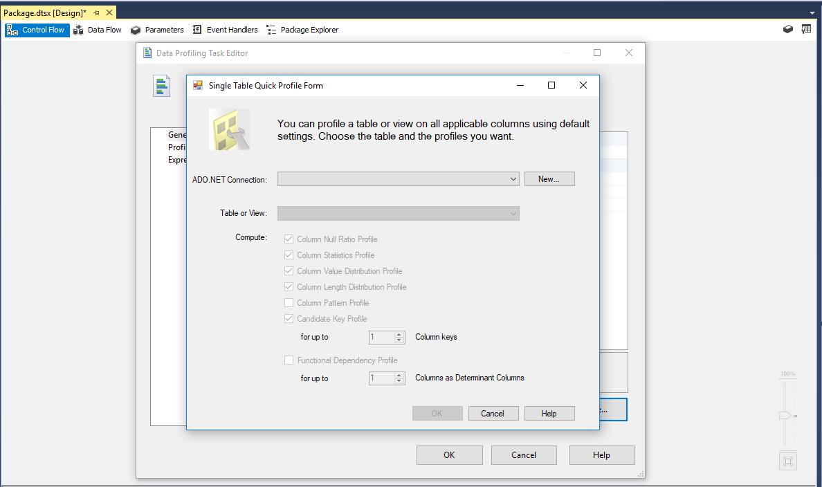 معرفی Data Profiling Task و Sql Server Data Profile Viewer آموزش هوش تجاری